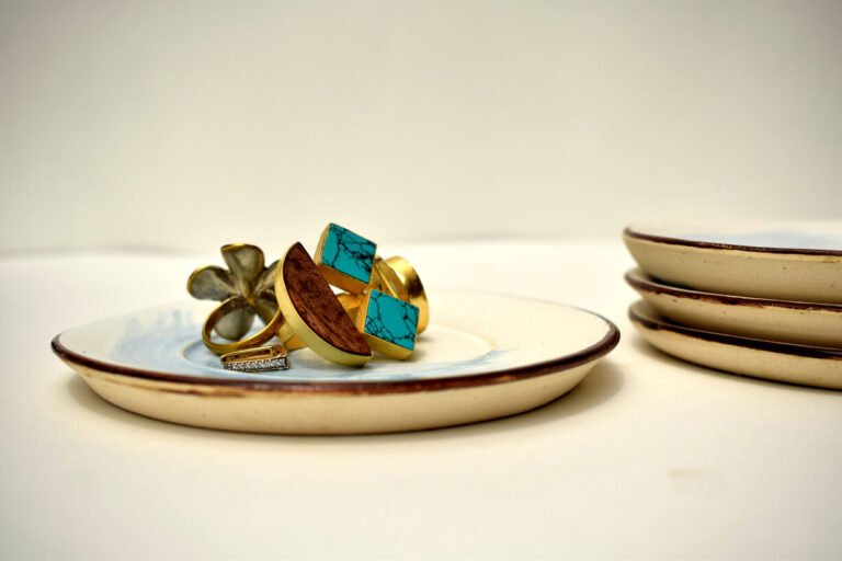 Round-jewellery-plate - Claybotik | Pottery & Ceramic Studio In Jaipur